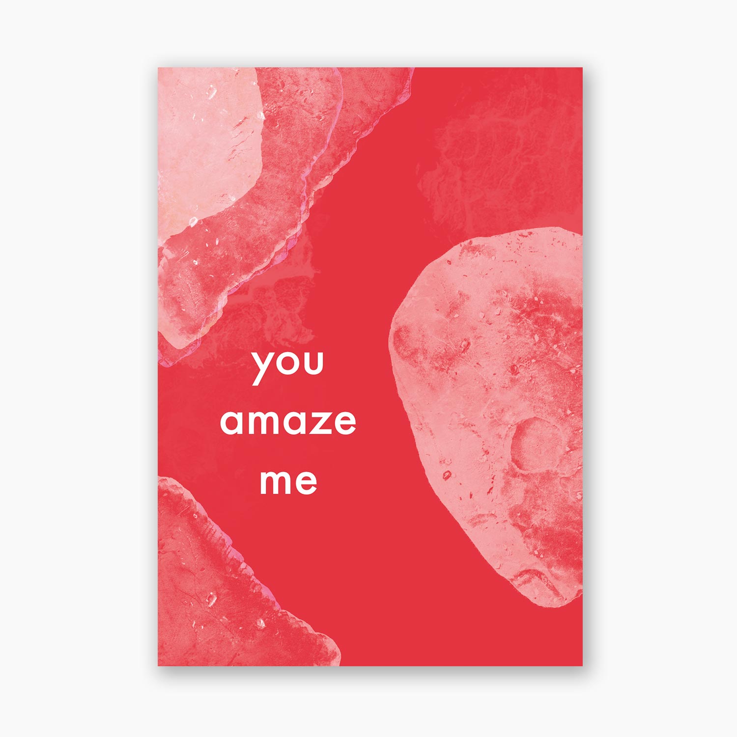 Ansichtkaart ‘You amaze me’ | Doosje Liefde